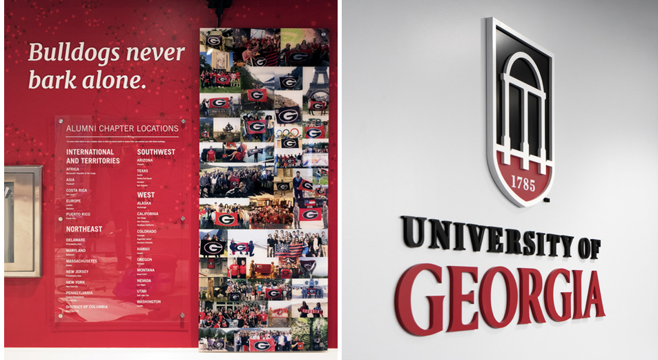 New Graphics Highlight University Renovation - Wall Coverings for UGA ...